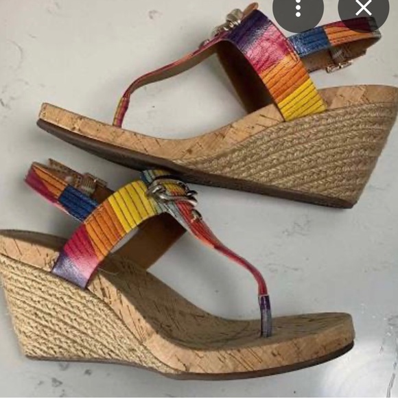 Alex Marie | Shoes | Nwt Wedge Thong Sandal By Alex Marie Sz | Poshmark